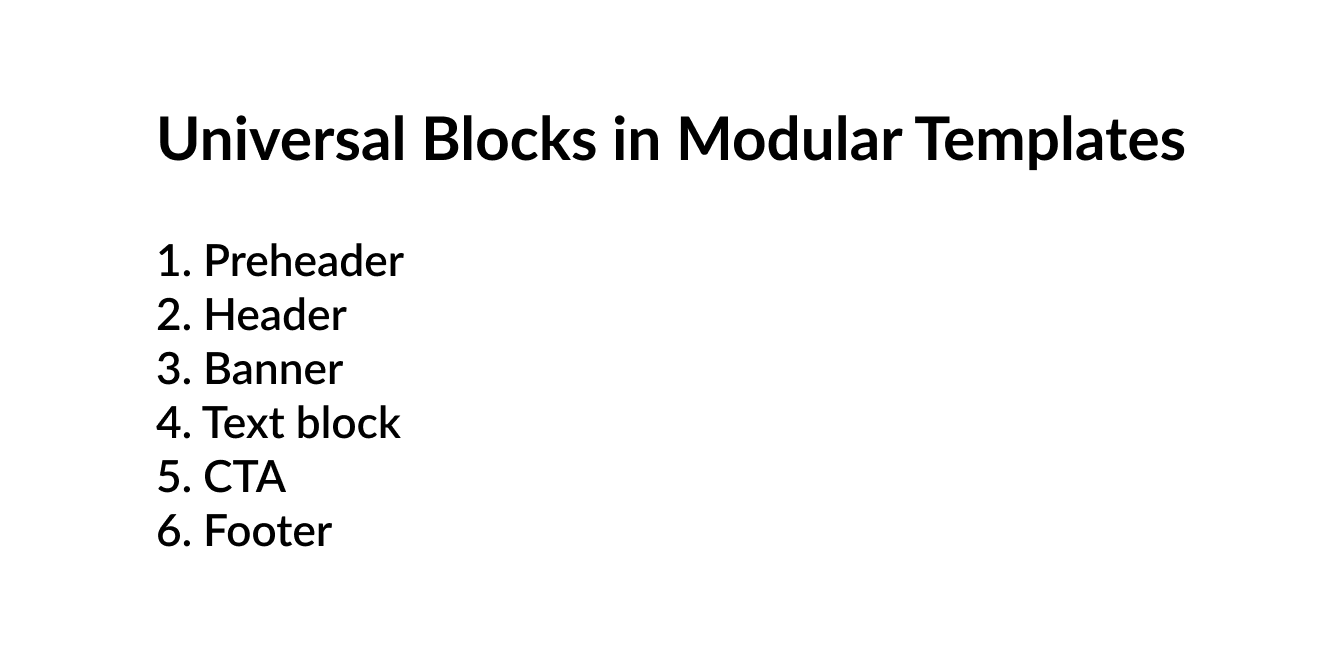 Reduce Time Spent On Email Production with Modular Templates Reduce Time Spent On Email Production with Modular Templates